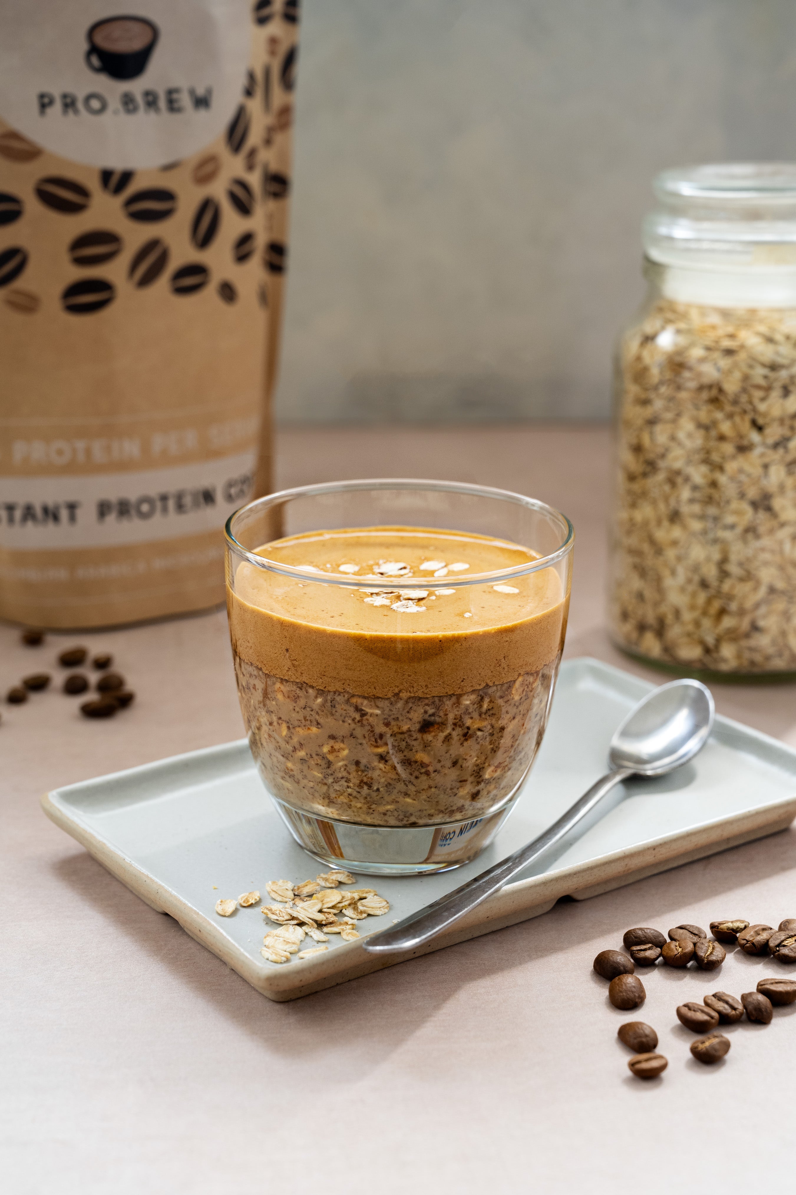 Protein Coffee Overnight Oats – Pro Brew
